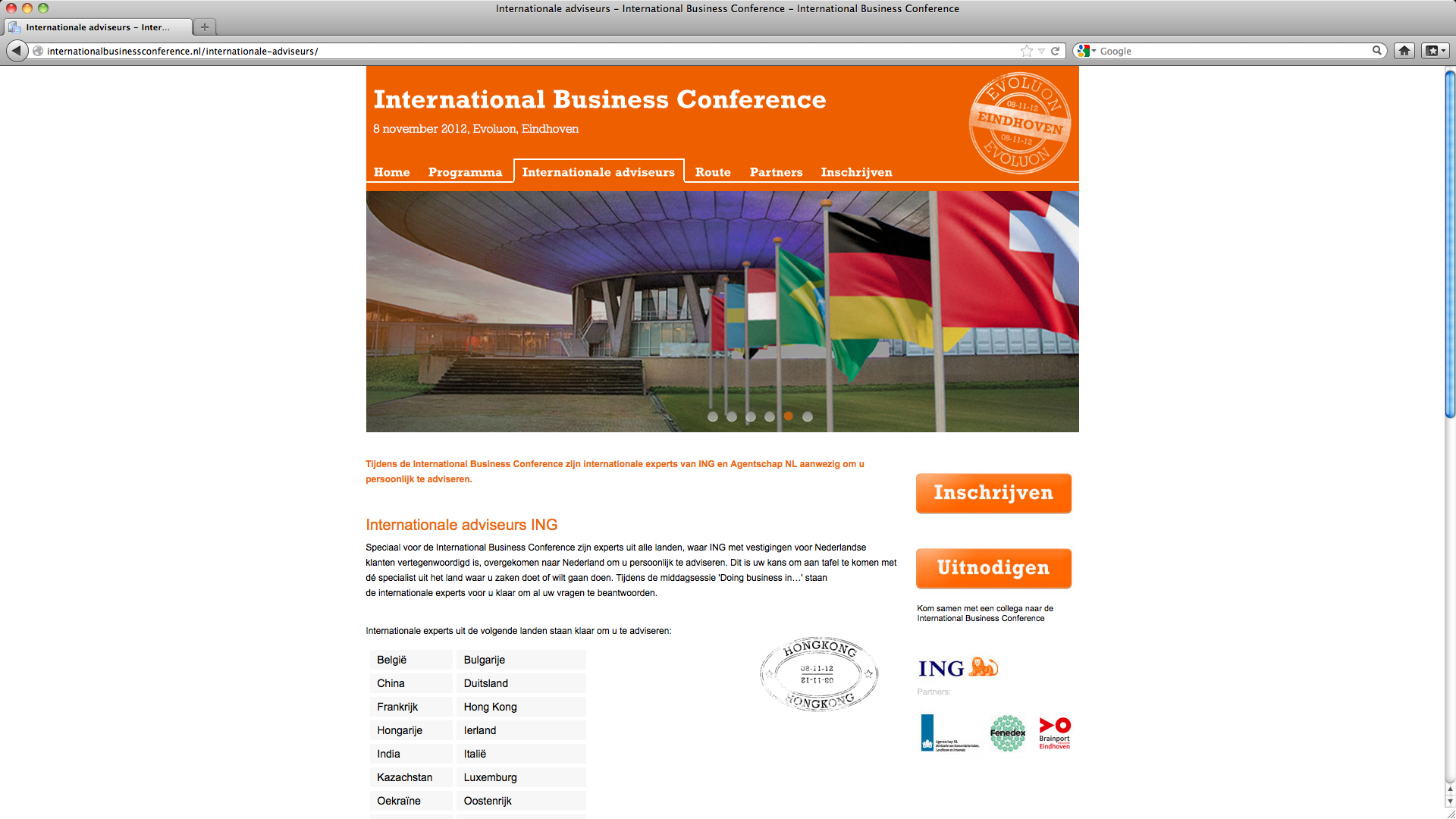 ING: International Business Conference | Germany Marketing Agency